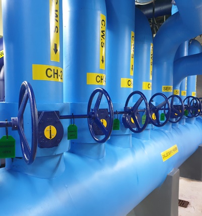 Chilled Water Header Replacement , UNESCAP Bangkok | kqdevelopment